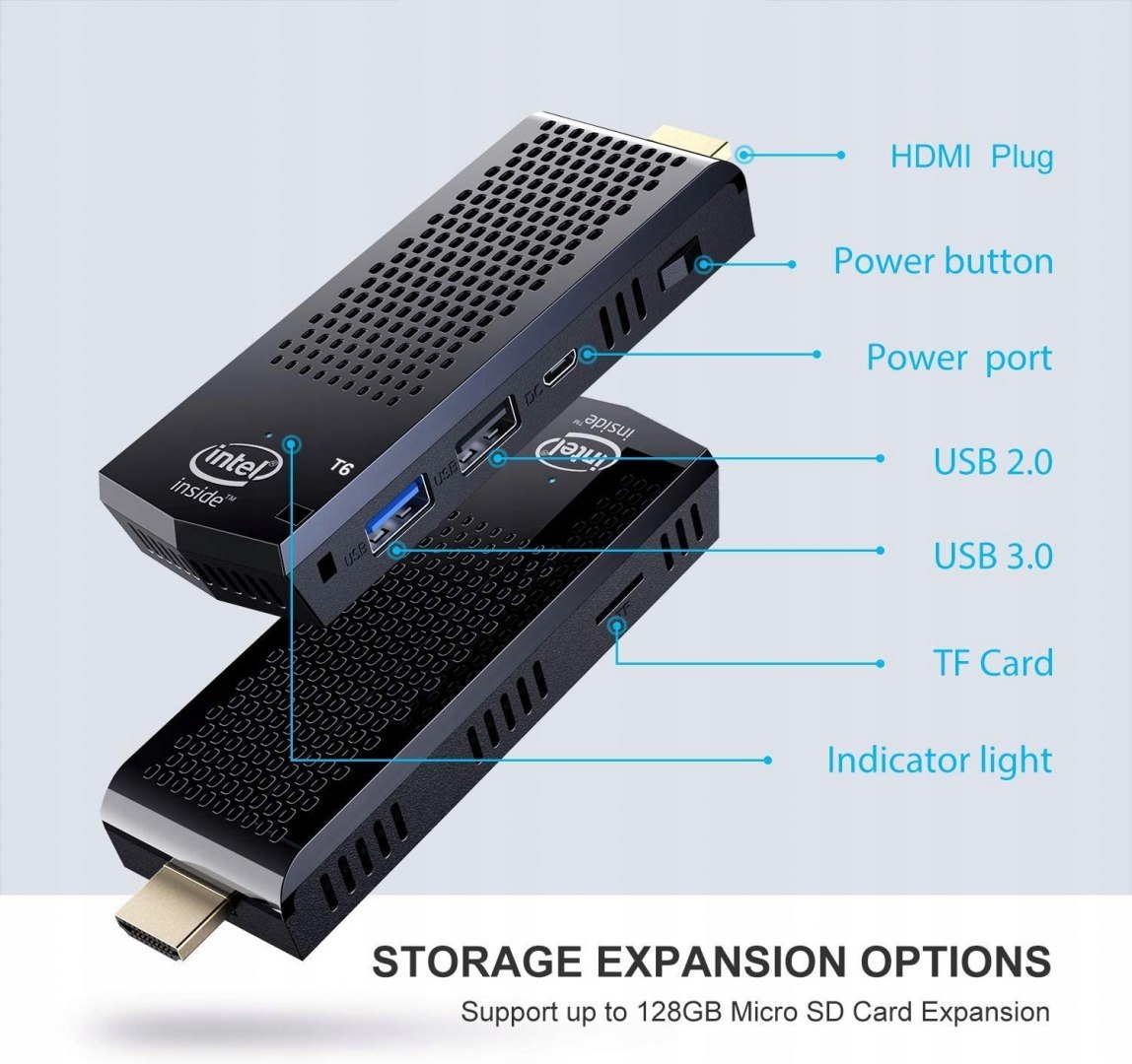 ACEPC Mini PC Stick Intel Z8350 2GB RAM WIN10 PRO!